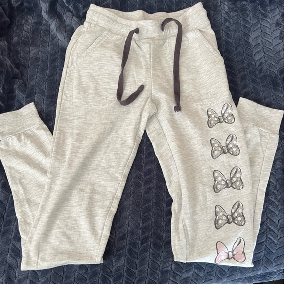 Disney | Pants & Jumpsuits | Minnie Mouse Bow Joggers | Poshmark